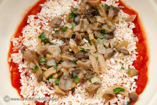 OREZ CU ROSII SI CIUPERCI | Diva in bucatarie